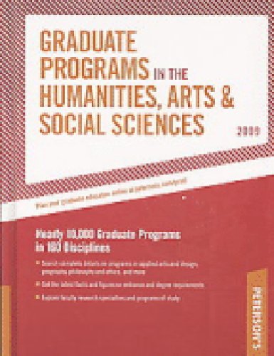 Graduate Guidance Set 2009 (Peterson's Graduate & Professional Programs ...