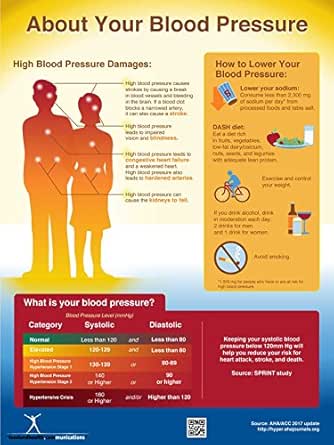Amazon.com: About Your Blood Pressure Poster : Health & Household