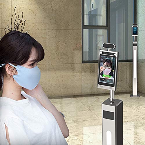 Buy JZH-Light 8 Inch Body Temperature Facial Recognition Camera IP ...