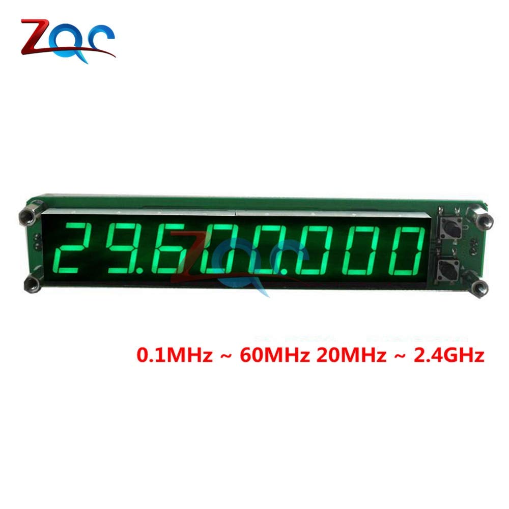 0.1-60MHz 20MHz~2.4GHz RF Signal Frequency Counter Cymometer Tester ...