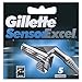 Amazon.com: Gillette SensorExcel Cartridges, 5 cartridges, Mens Razors ...