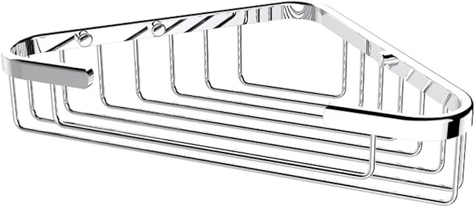 Amazon.com: LS Bathroom Stainless Steel Triangle Soap Basket Toilet ...