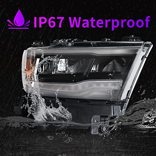 Faros delanteros LED Archaic para Dodge Ram 1500 2019-2022, conjuntos ...