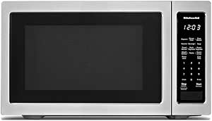 Amazon.com: KitchenAid KMCS1016GSS 1.6 cu. ft. Countertop Microwave in ...