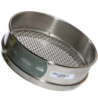 Advantech Stainless Steel Test Sieves, 12" Diameter, #4 Mesh, Full ...