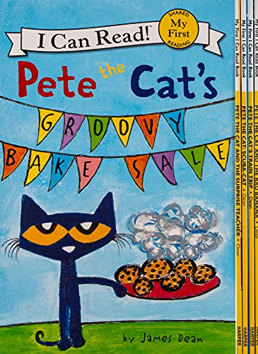 Pete the Cat: Big Reading Adventures: 5 Far-Out Books in 1 Box! : Dean ...