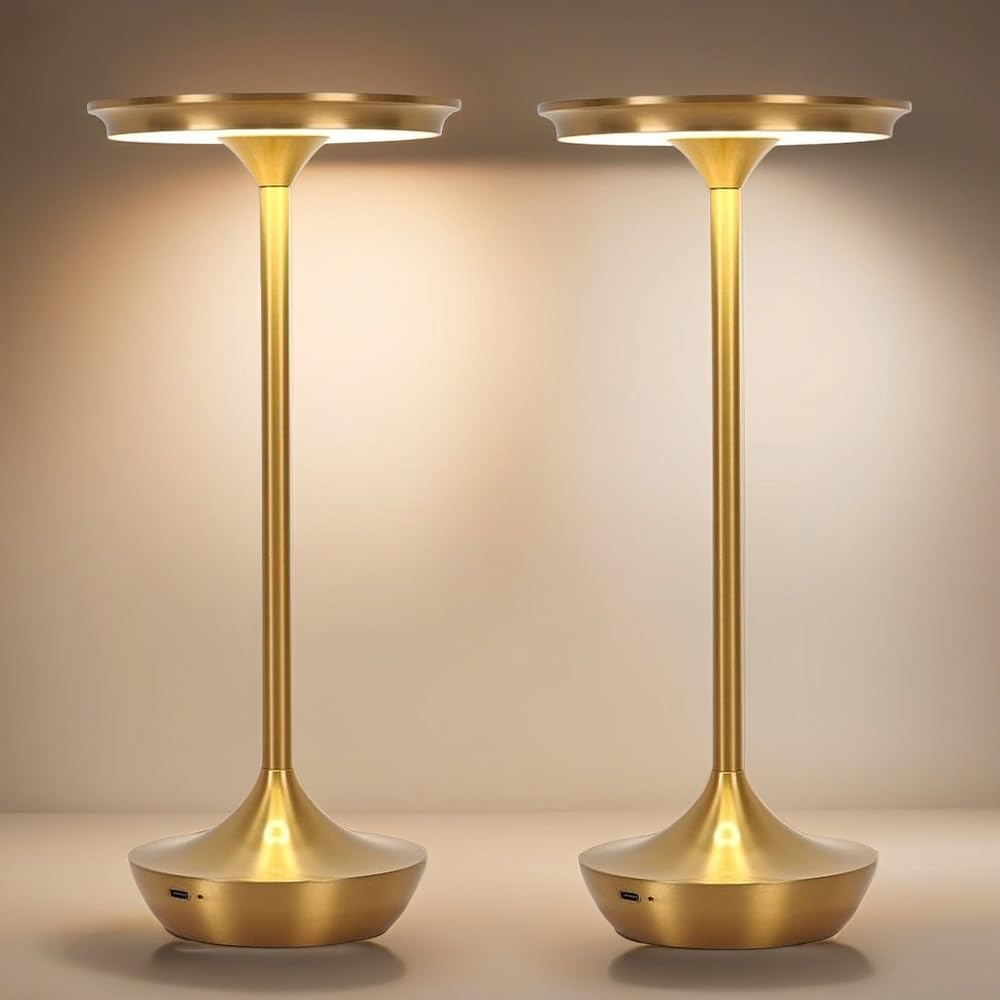 Mua 2 Pack LED Rechargeable Cordless Table Lamps,Portable Outdoor 6000 ...