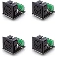 Amazon.com: Treedix 4PCS Din 5 Female Connector Breakout Board PCB ...