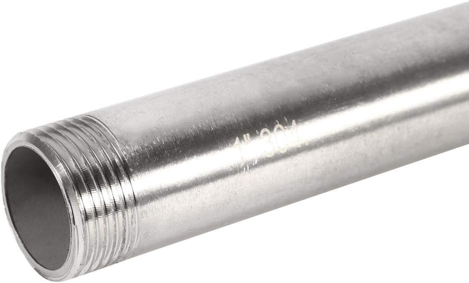 Stainless Steel Pipe Fitting, Male x Male Threaded Pipe Connector for ...