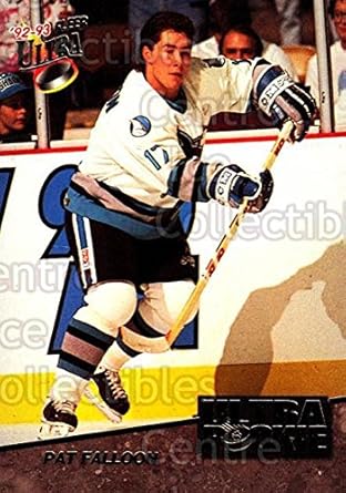 Amazon.com: (CI) Pat Falloon Hockey Card 1992-93 Ultra Rookies 6 Pat ...