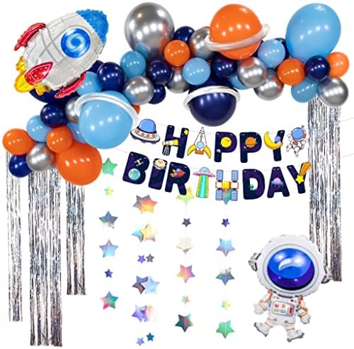 Party with Emma DIY Outer Space Astronaut Balloon Set Party Decorations ...