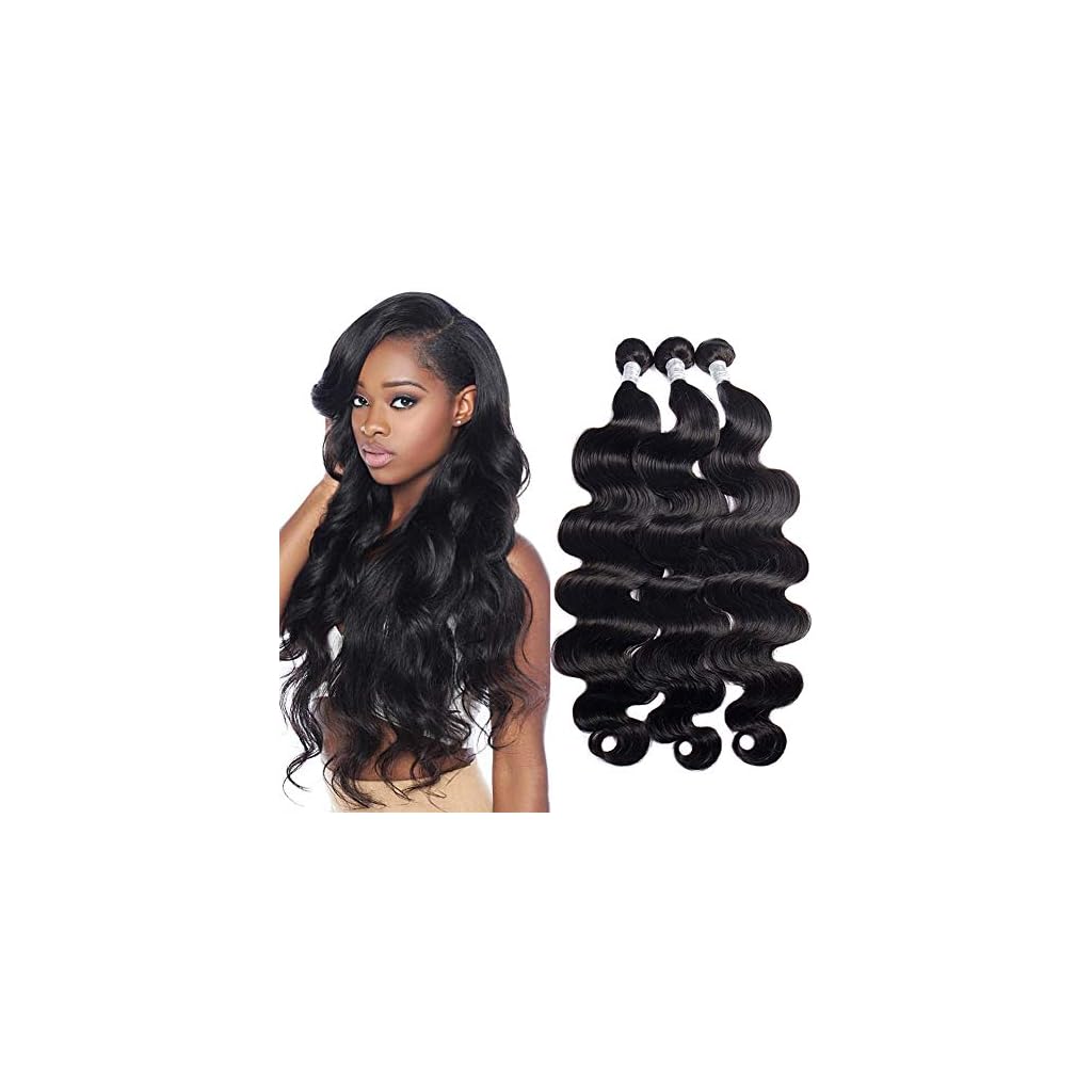 Body Wave Bundles 100% Unprocessed Body Wave Human Hair Bundles (20 22 ...