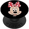 Amazon.com: Disney Minnie Mouse Polka Dot Bow Big Face PopSockets ...