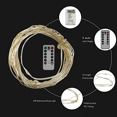 Curtain String Lights for Bedroom Twinkle - 300 Led Fairy String Lights ...