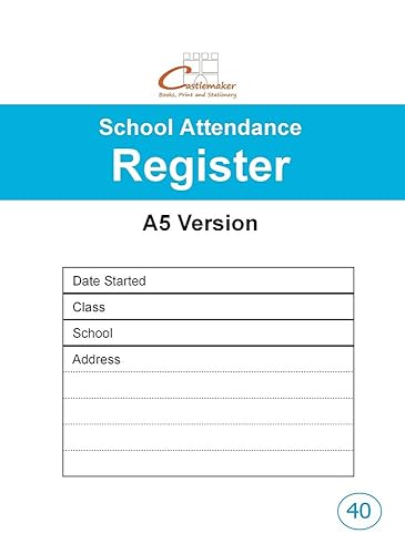 School Attendance Register (A4) S028: Amazon.co.uk: Office Products