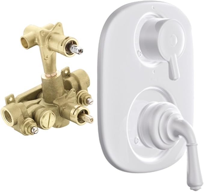 Moen T4110PM-3330 Monticello Moentrol Valve Trim Kit with Lever Handle ...