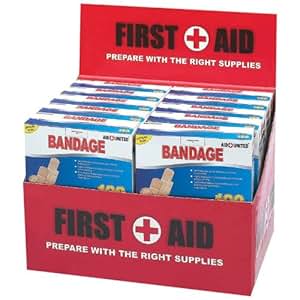 Amazon.com: New Aid United™ 20 Count Bandage Boxes in Countertop ...