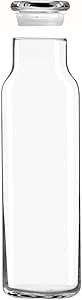 Amazon.com: Libbey Glass 24 Oz. Hydration Decanter Carafe Bottle w/Lid - Straight Cylinder