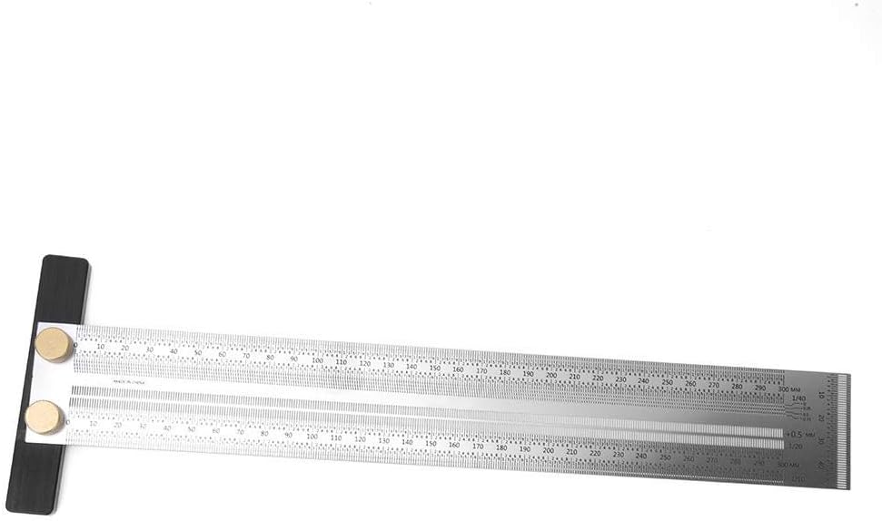 Scriber Ruler Stainless Steel T Type Hole Gauge Line Ruler for ...