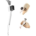 Amazon.com: Hair Brush Cleaner Tool Double Action Metal Wire Comb ...
