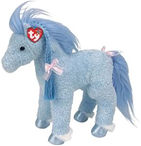 Amazon.com: Ty Charming - Blue Horse: Toys & Games