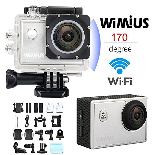 WiMiUS 1080P 60fps Action Camera 16MP HD Sports Camera Wifi Waterproof ...