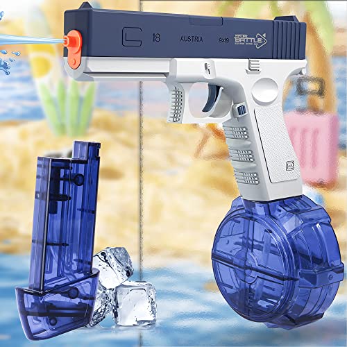 Pitsol Water Guns with Drum, Electric Water Gun up to 35FT, Powerful ...