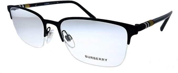 Buy Burberry Men's BE1323 Eyeglasses Black Rubber 54mm at Amazon.in