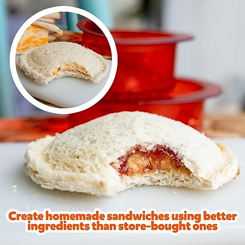 Funeta Uncrustables Sandwich Cutter and Sealer - Crustless Bread ...