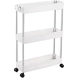 Amazon.com: DLO Slim Storage Cart, 3 Tier Mobile Shelving Unit ...