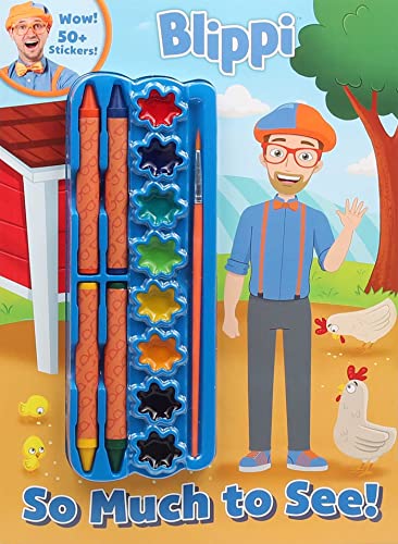Blippi So Much To See Coloring Book With Covermount Editors Of