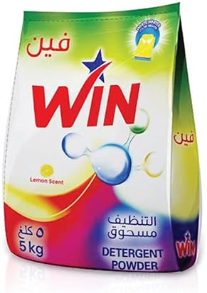 Win Superior Laundry Detergent Washing Powder for White and Coloured ...