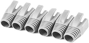 Amazon.com: 50 Pcs Cat6 Cat6A Cat7 Strain Relief Boot, RJ45 Plug ...