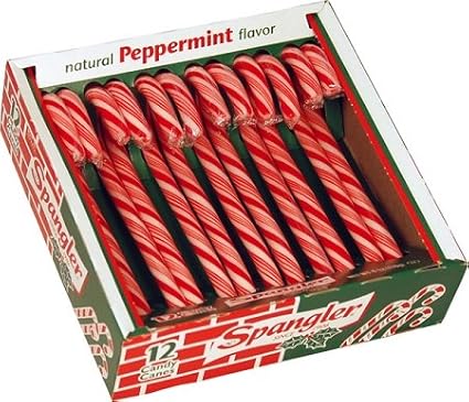 Amazon.com: Peppermint Candy Canes 12 Pieces: 3 Count: Everything Else