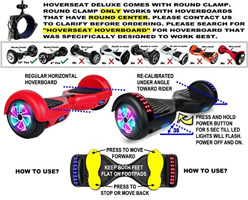 HoverSeat Deluxe – Seating Attachment for Hoverboard Self Balancing ...