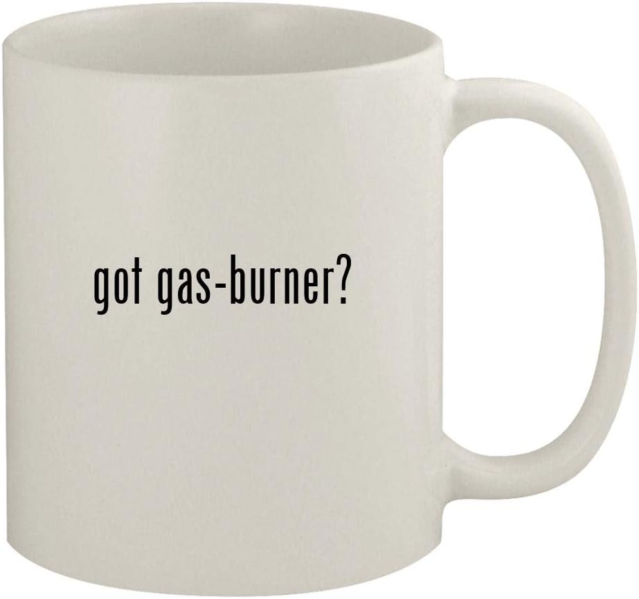 Amazon.com: got gas-burner? - 11oz Ceramic White Coffee Mug, White ...