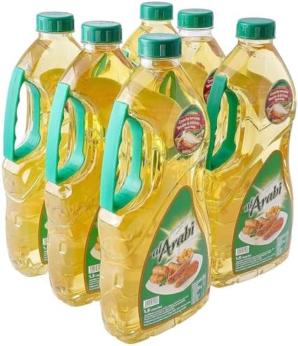 Arabi vegetable Oil Bottle, 6 X 1.5 Litre - Pack of 1 price in Saudi ...
