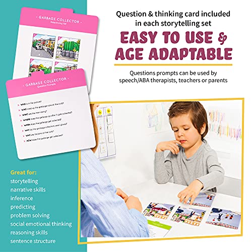 Kids Story Cards Sequence Game Large Storytelling and Sequencing Cards ...