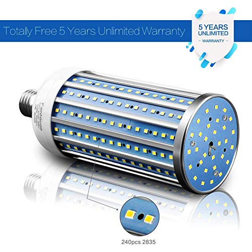 500W Equivalent LED Corn Light Bulb 5000Lumen 6500k 50W Large Area Cool Daylight White Corn Bulb ...