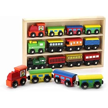 Amazon.com: Whittle Shortline Railroad CSX Autorack Wooden Train Car ...