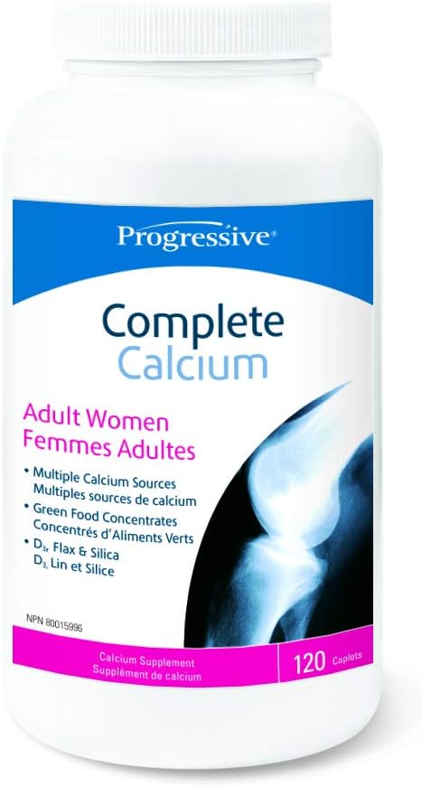Progressive Complete calcium adult women tablets, 120 Count: Amazon.ca ...