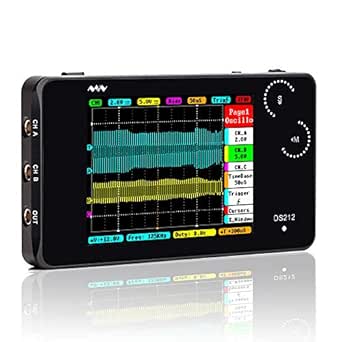 MINIWARE Pocket Oscilloscope DS212, Portable Oscilloscope Mini Size ...