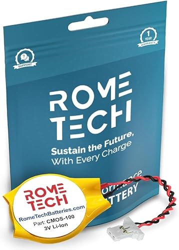 Rome Tech ML1220 CMOS BIOS Battery for Dell XPS 13 9350, 9343, 9360 ...