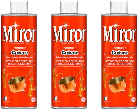 Miror Nettoyant Métaux Cuivre Bidon 250 ml Lot de 3: Amazon.fr ...