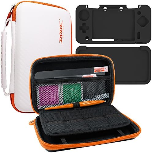 4 in 1 Protective Kit Compatible New Nintendo 2DS XL, AFUNTA Zipper ...