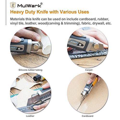 MulWark Heavy Duty Zinc-Alloy SK4 Snap-Off Easy Loading Retractable ...