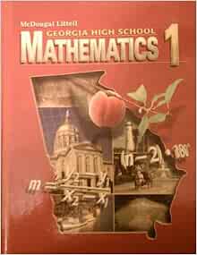 Amazon.com: Mathematics 1 Grades 9-12: McDougal Littell High School ...