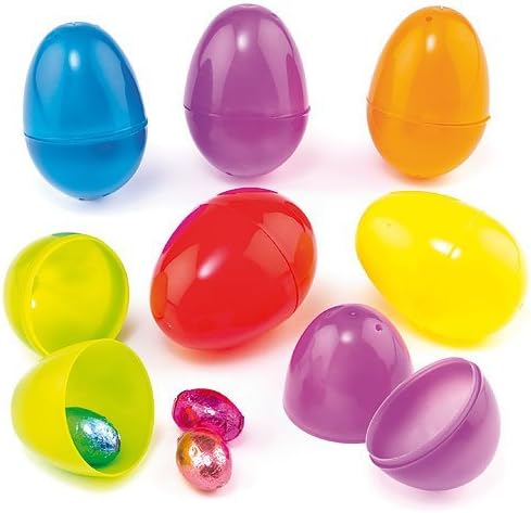 Guilty Gadgets Pack of 6 Assorted Colour Large Fillable Plastic ...