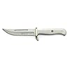 Puma SGB Trail Guide White Smooth Bone Hunting Knife with Leather ...