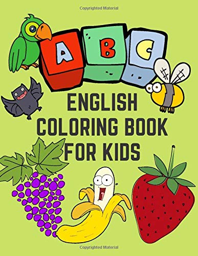 Numbers 1-10 Letters A-Z Fruits Vegetables Animals Coloring Book for ...